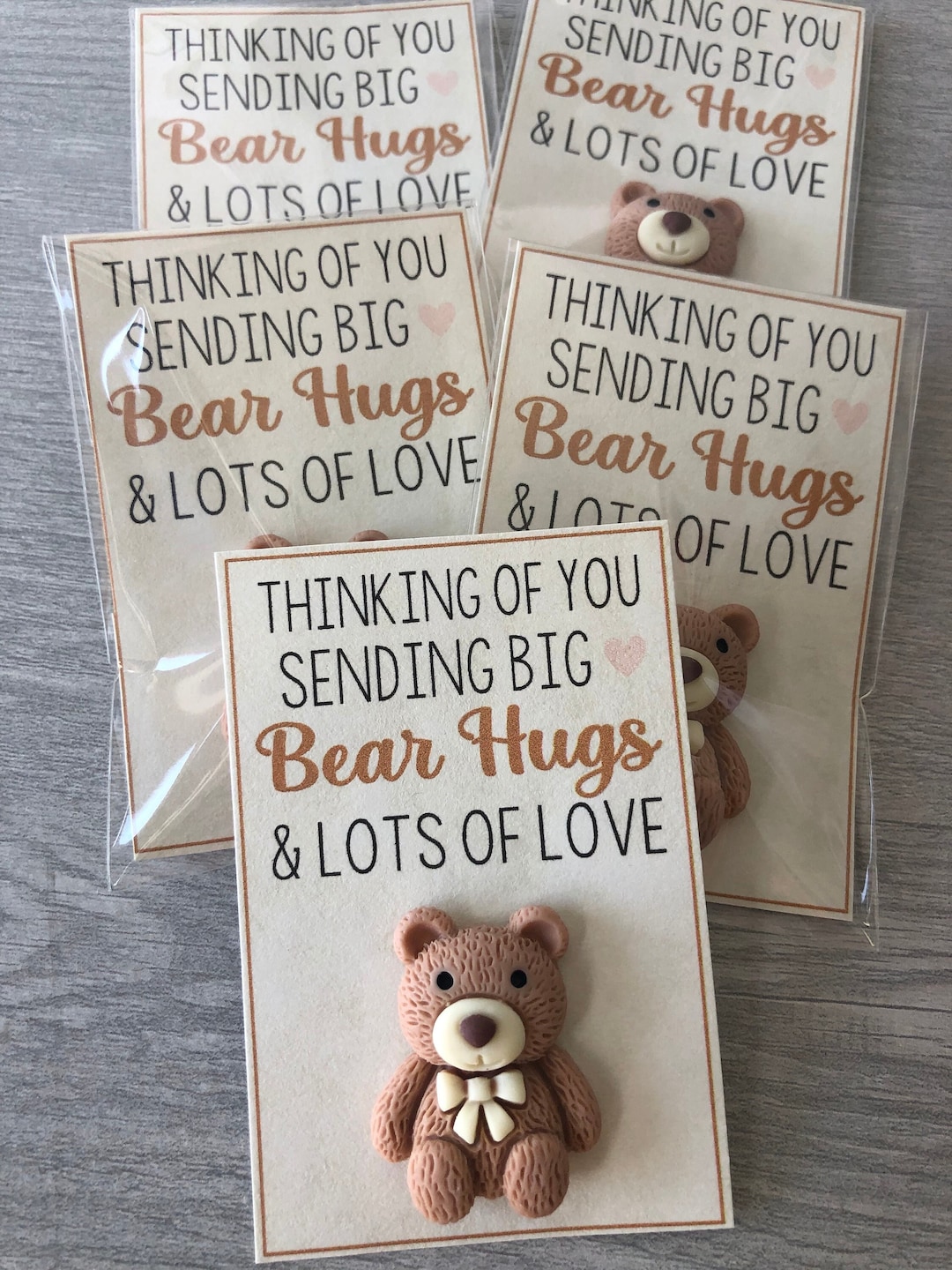THINKING of YOU - Sending Big BEAR Hugs and Smiles, Tiny Bear Good Luck ...