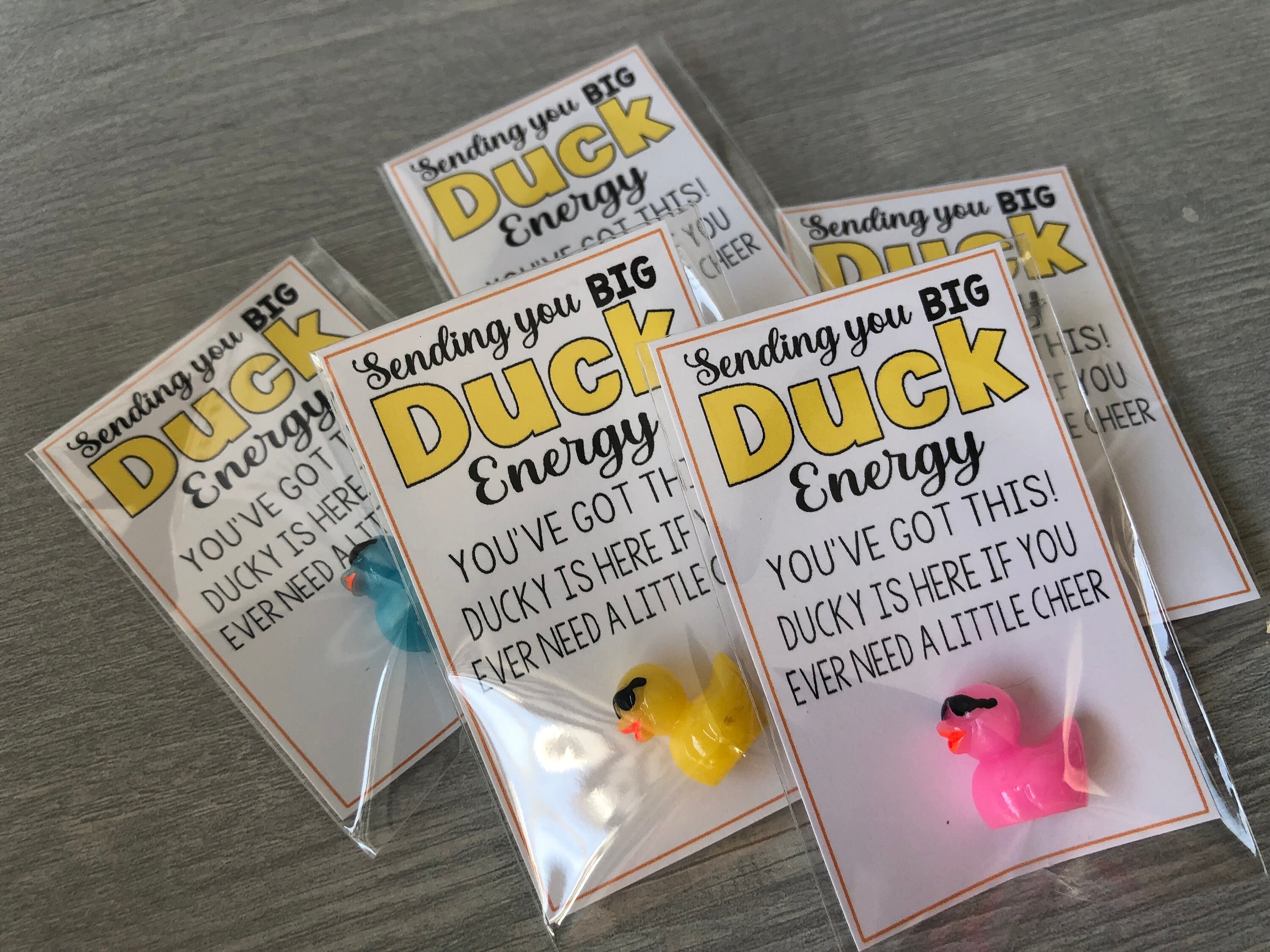 Sending You BIG DUCK Energy! -rubber Duck, Good Luck Charm, Lucky Ducky ...