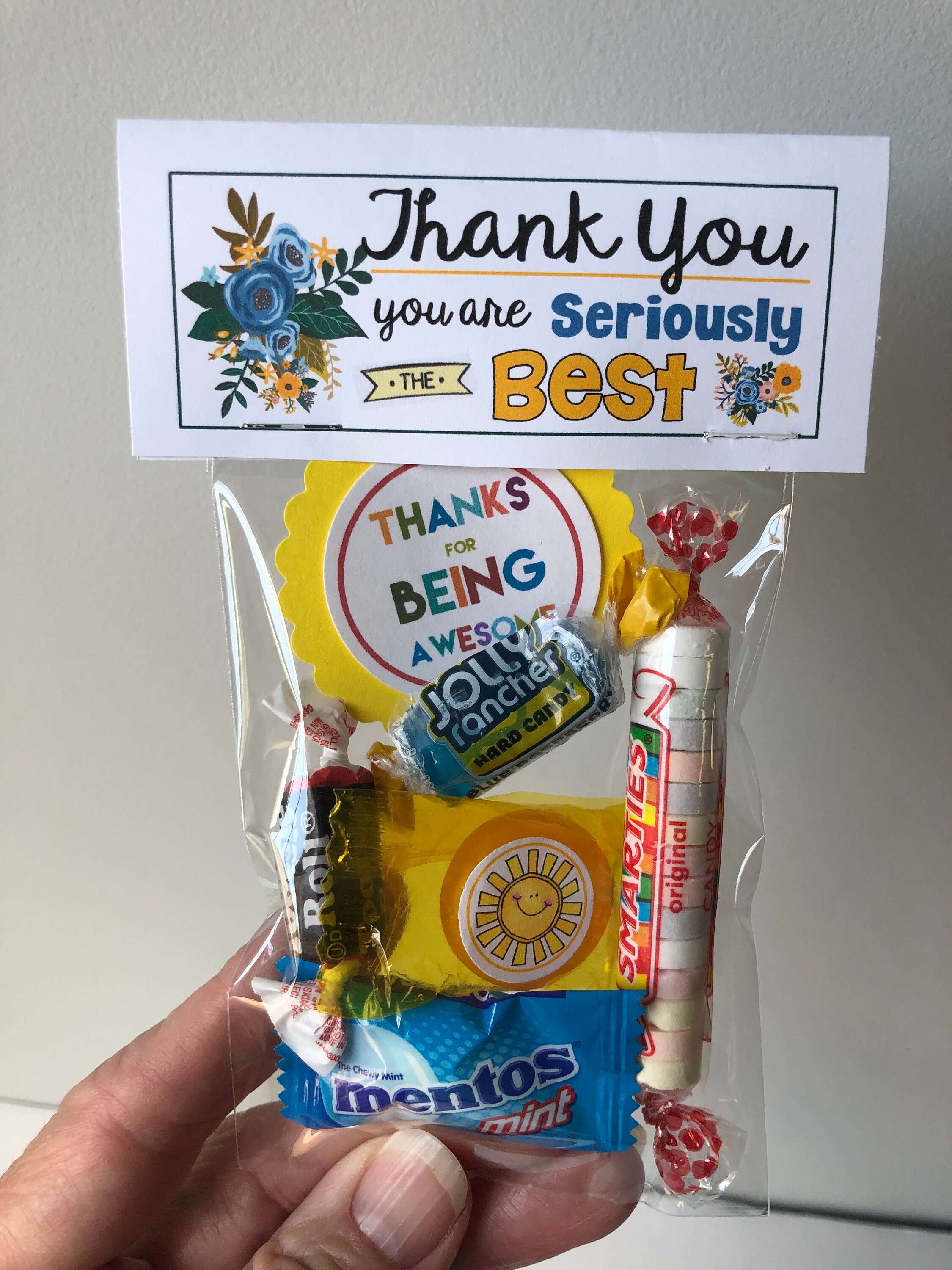 THANK YOU You Are Seriously the Best sweet Thoughts Goody - Etsy