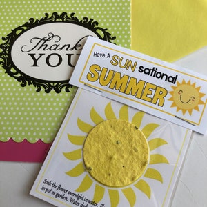 Have a Sun-sational Summer or Sending SUNSHINE -teacher Gifts or ...