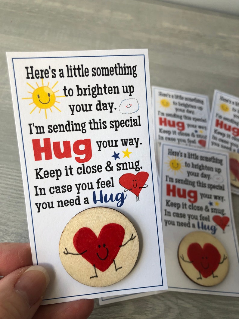 HUG Sending You a Big Hug Sweet Thoughts Gift Mom - Etsy