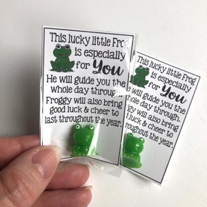 LUCKY LITTLE FROG- Good Luck Charm, Lucky Charm - Sweet Thoughts Gift ...
