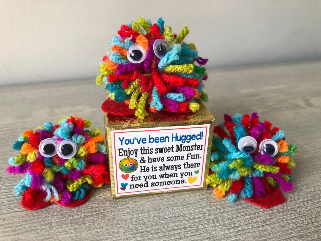 HUG MONSTER - You've Been HUGGED! - Sweet Thoughts Gift Bag, Kids ...
