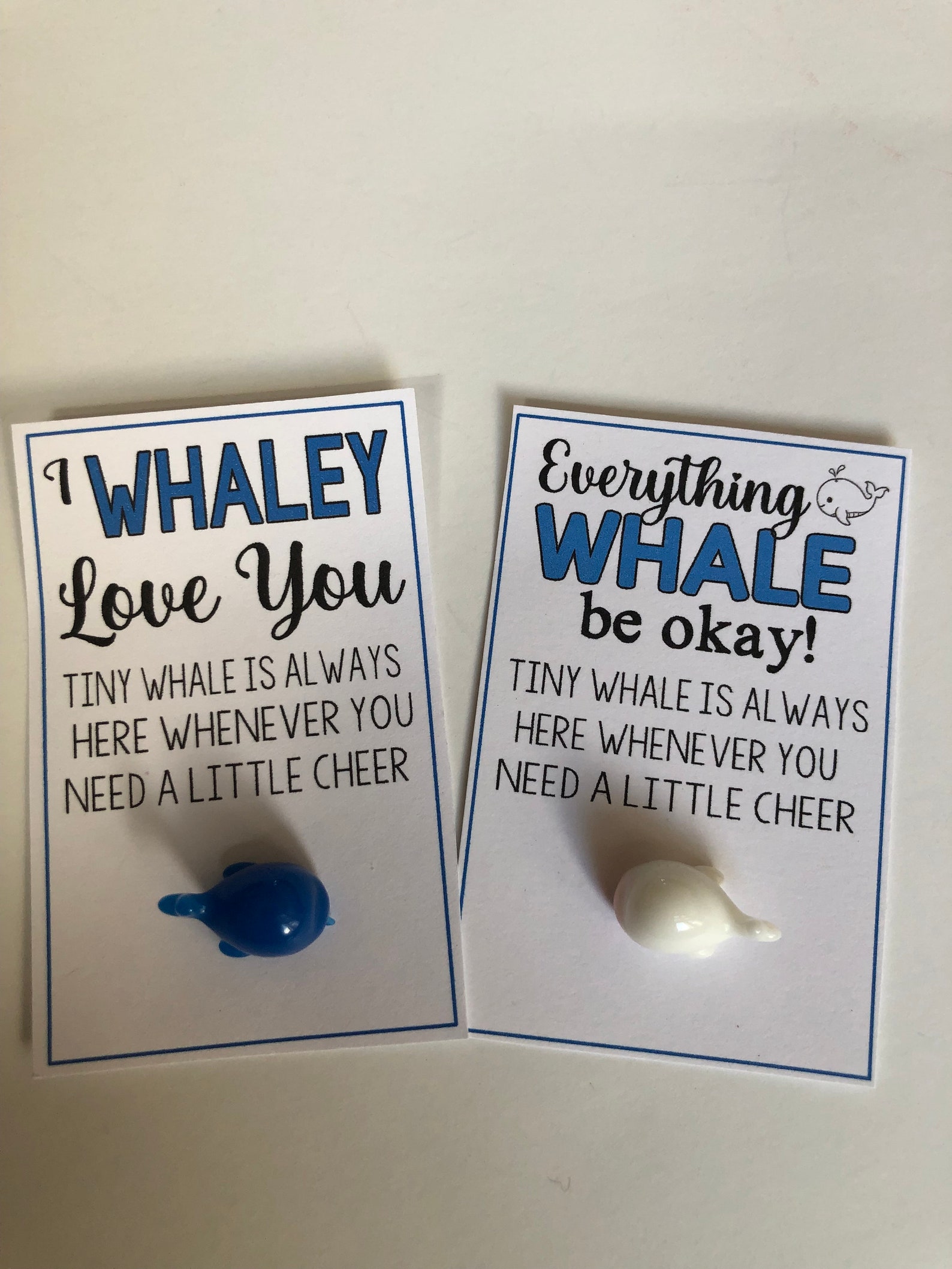 I WHALEY Love YOU- Whale Good Luck Charm, Lucky Charm - Sweet Thoughts ...