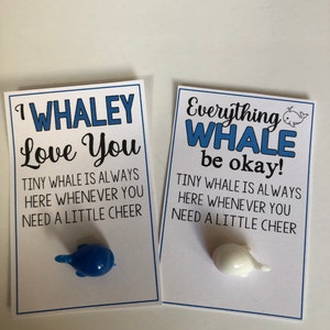 I WHALEY Love YOU- Whale Good Luck Charm, Lucky Charm - Sweet Thoughts ...