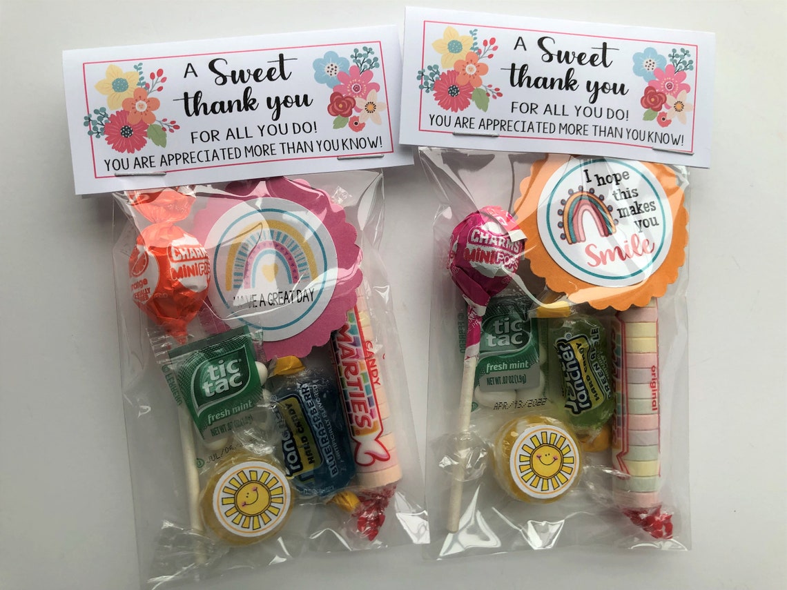 A SWEET THANK YOU sweet Thoughts Goody Bag Team Staff - Etsy