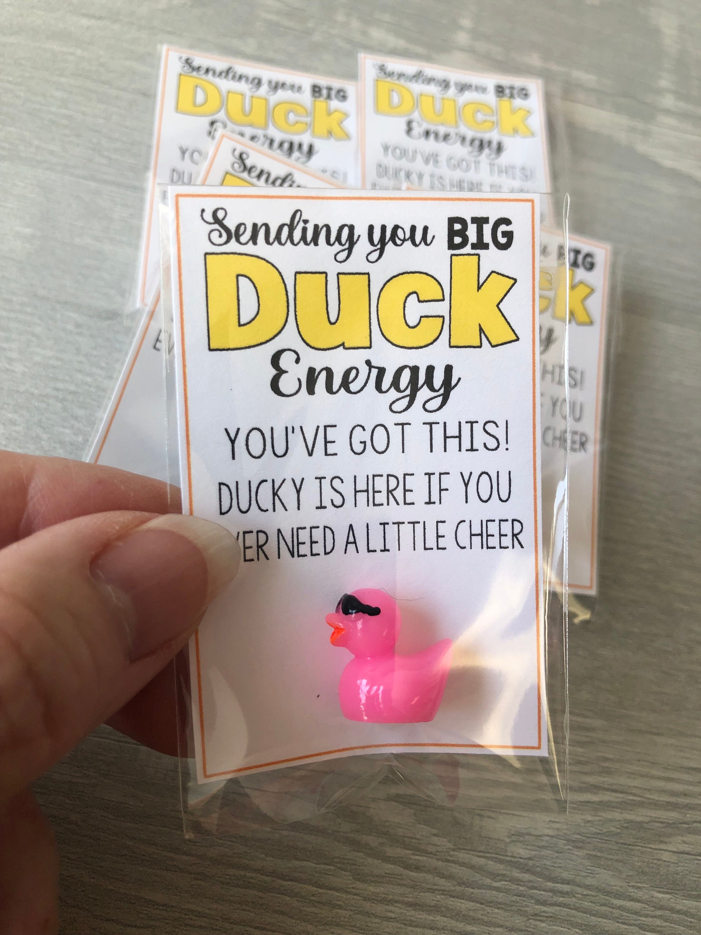 Sending You BIG DUCK Energy! -rubber Duck, Good Luck Charm, Lucky Ducky ...