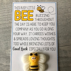 BUSY LITTLE BEE - Tiny Bumble Bee Good Luck Charm, Lucky Charm - Sweet ...