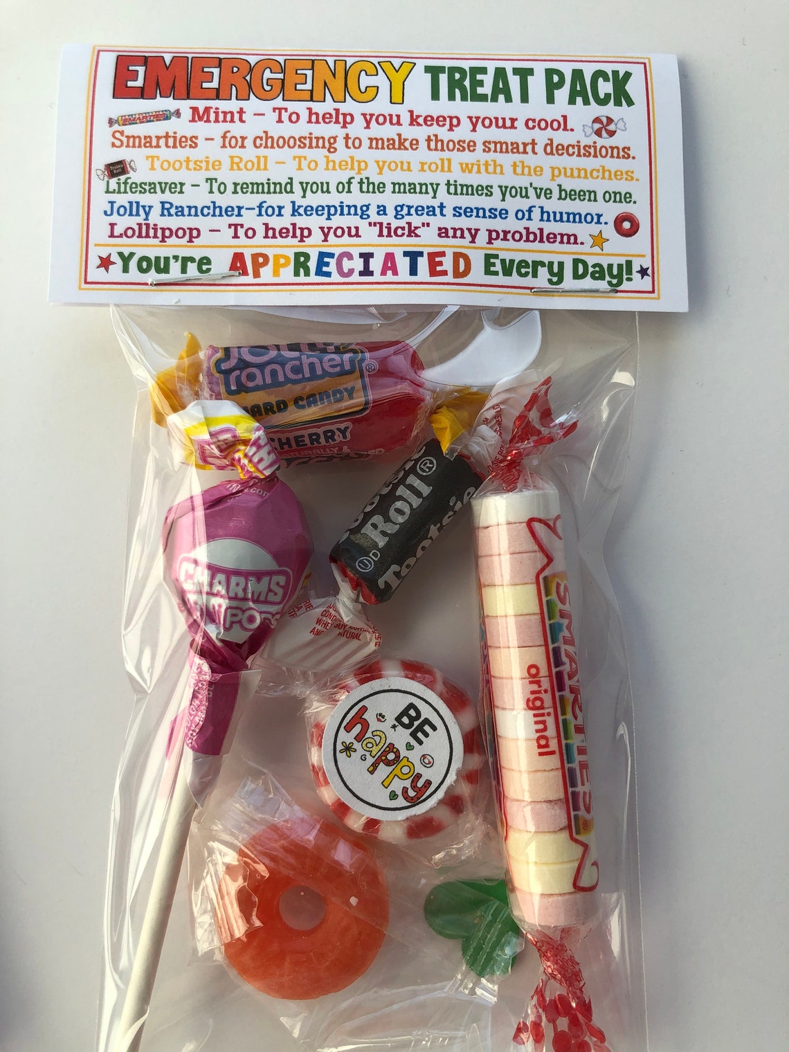 Emergency Treat Pack -sweet Thoughts Goody Bag,happy Birthday, Friends ...