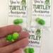 You're TURTLEY AWESOME, Tiny Turtle Good Luck Charm Gift Bag, THANK You ...