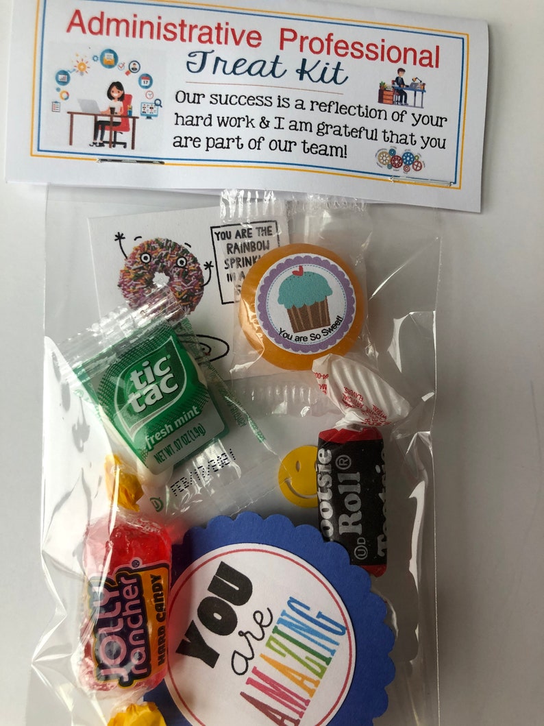 Administrative Professional Treat Kit Goody Baghappy - Etsy