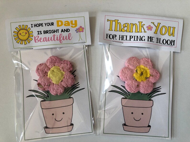 THANK YOU for Helping Me Bloom or Day is Beautiful FLOWER - Etsy