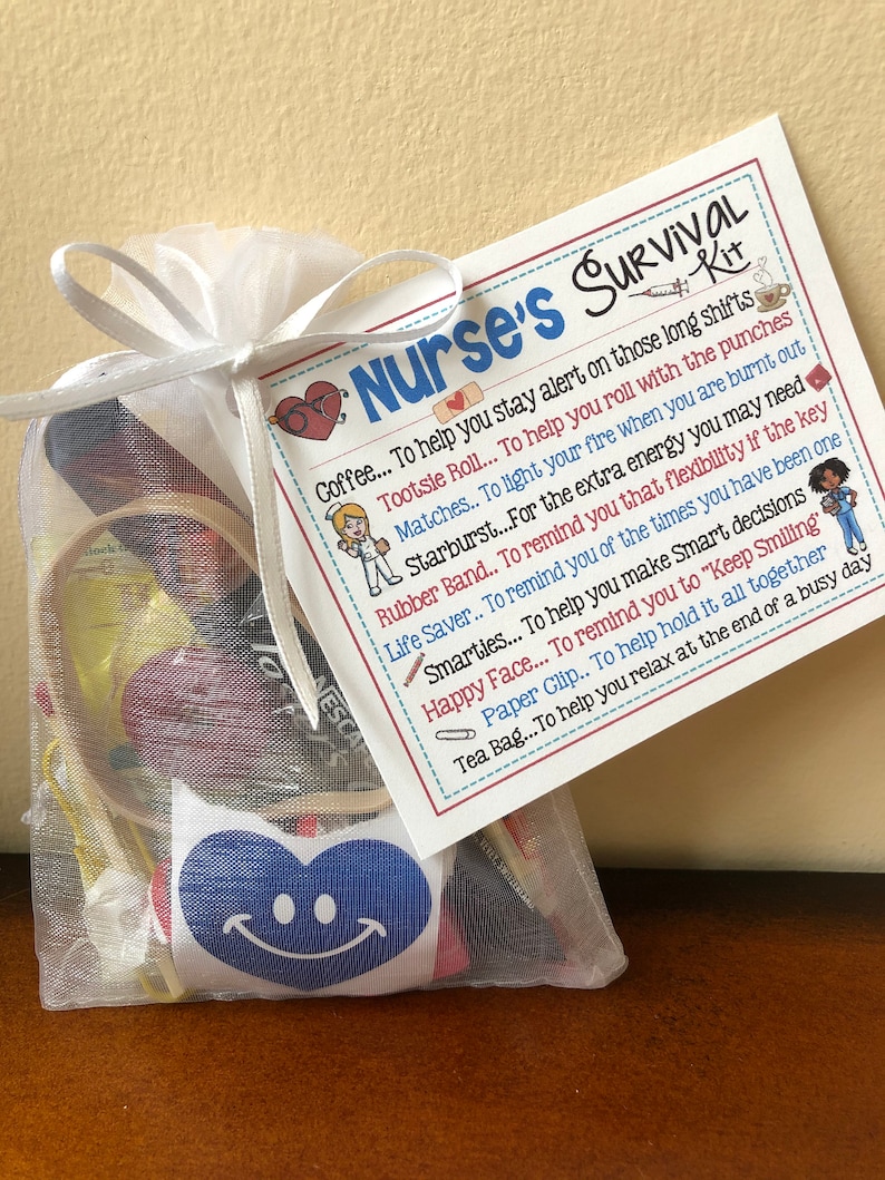 NURSE'S Survival Kit sweet Thoughts Goody Bag Happy - Etsy UK