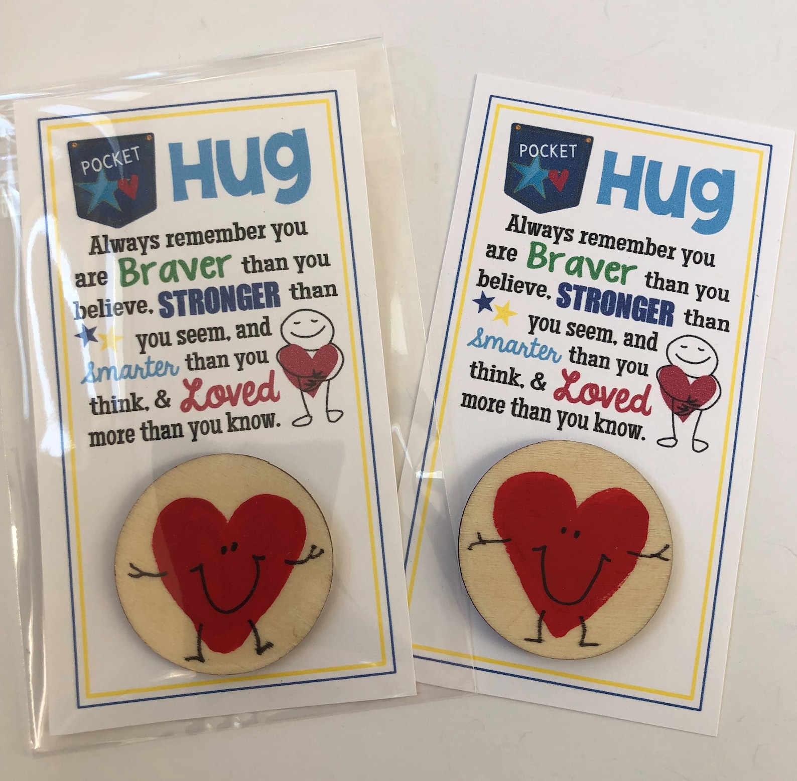 POCKET HUG Gift Bag Large Sweet Thoughts Gift Mom - Etsy