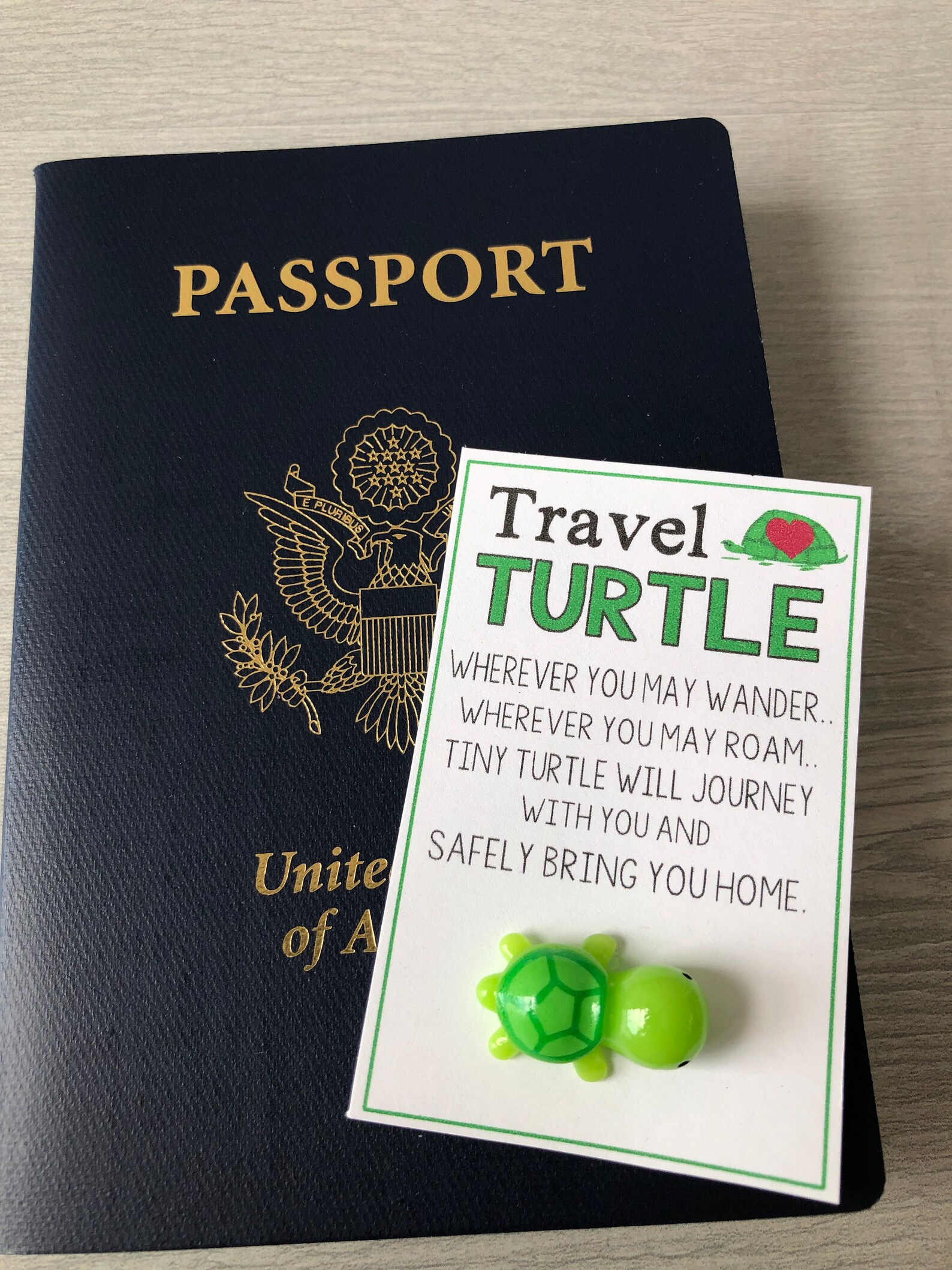 TRAVEL TURTLE Mini Adorable Turtle, Good Luck Charm, Safe Travels, Tiny ...