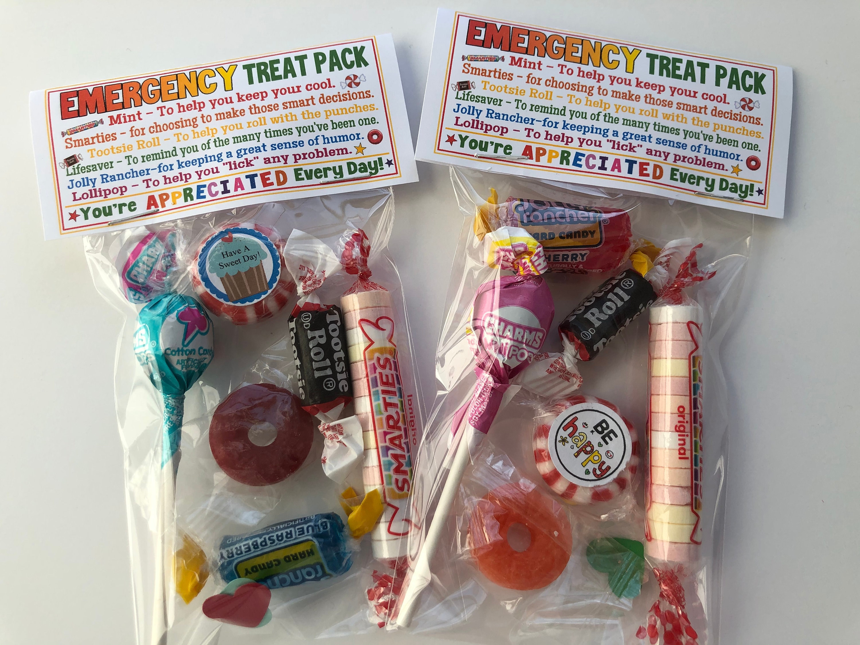Emergency Treat Pack sweet Thoughts Goody Baghappy Birthday - Etsy UK