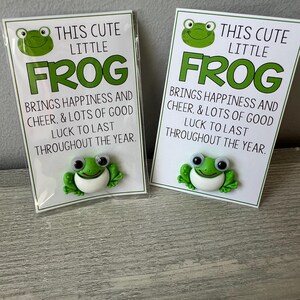 CUTE LITTLE FROG - Mini Froggy Good Luck Charm, Lucky Charm - Sweet ...