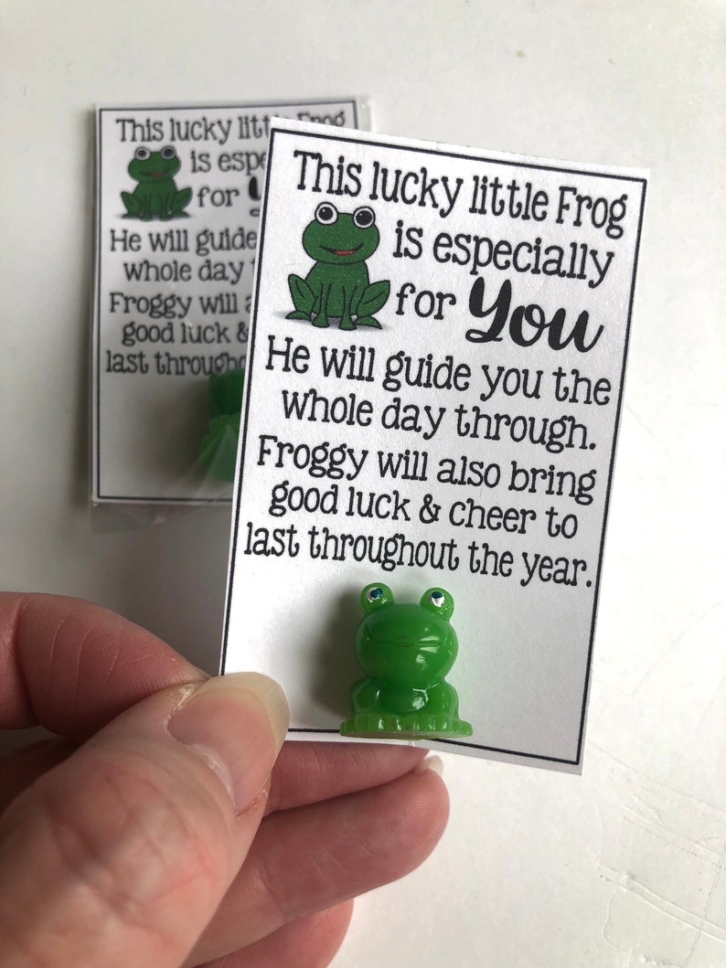 LUCKY LITTLE FROG- Good Luck Charm, Lucky Charm - Sweet Thoughts Gift ...