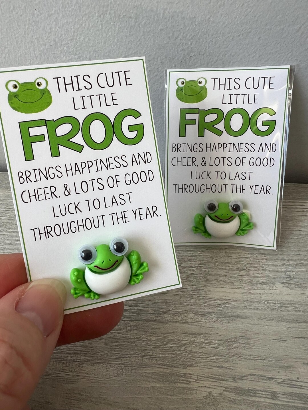 CUTE LITTLE FROG - Mini Froggy Good Luck Charm, Lucky Charm - Sweet ...