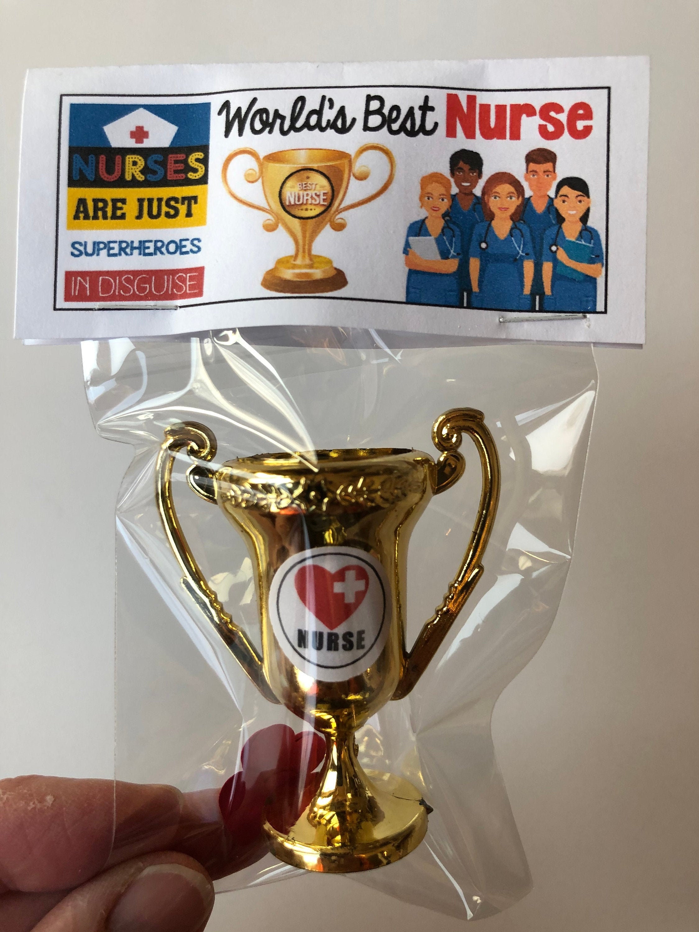 World's BEST Nurse Trophy Nursing CNA LPN Sweet | Etsy