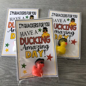 Have a DUCKING AMAZING DAY! -rubber Duck, Good Luck Charm, Lucky Ducky ...