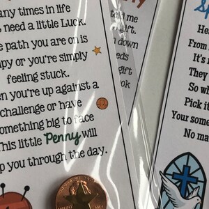LUCKY PENNY- Choice of 10 Designs -sweet Thoughts Gift, Friends, Lucky ...