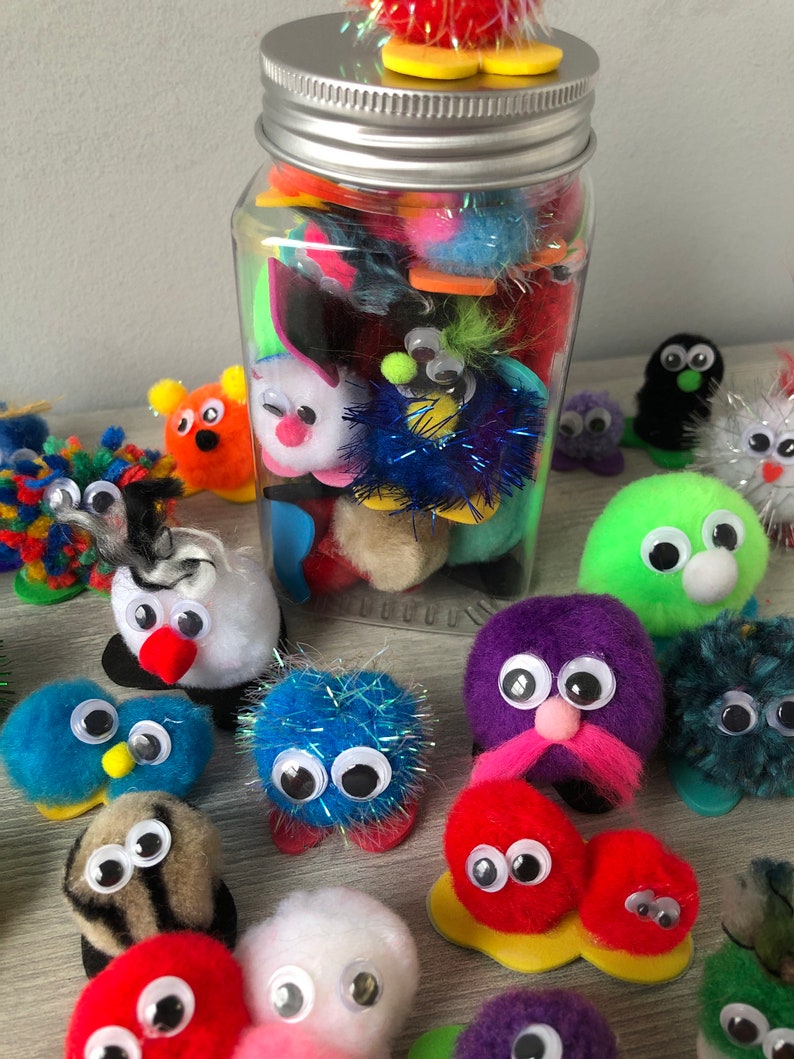 QUIET CRITTERS - LG. Jar With Poem & Poms Teacher Resource, Classroom ...