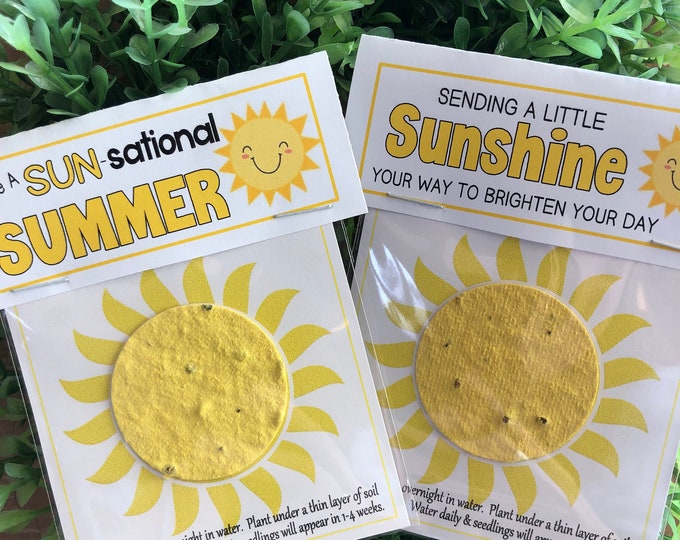 Have a Sun-sational Summer or Sending SUNSHINE teacher Gifts or ...