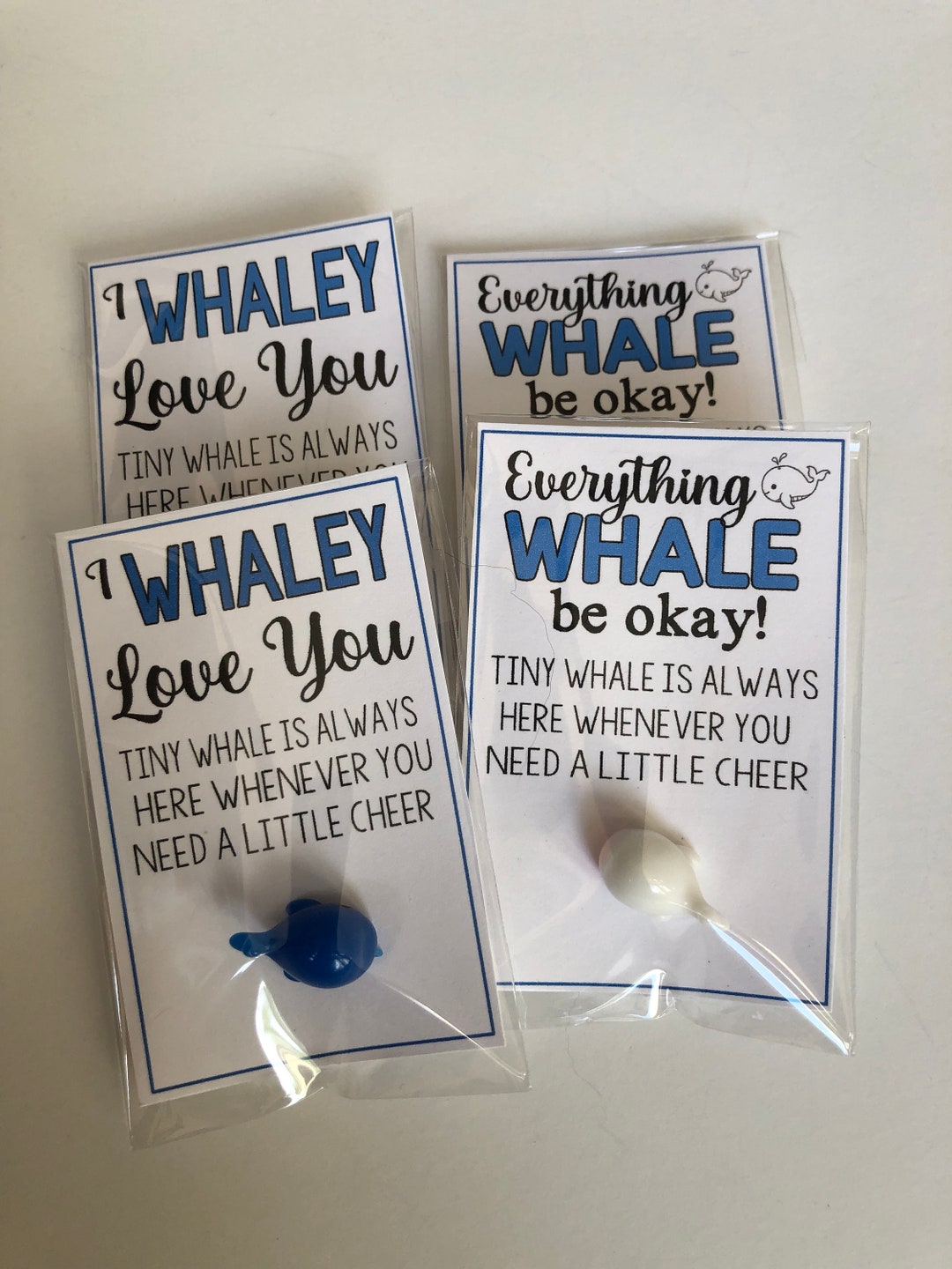 I WHALEY Love YOU- Whale Good Luck Charm, Lucky Charm - Sweet Thoughts ...