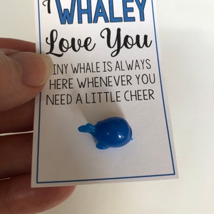 I WHALEY Love YOU- Whale Good Luck Charm, Lucky Charm - Sweet Thoughts ...