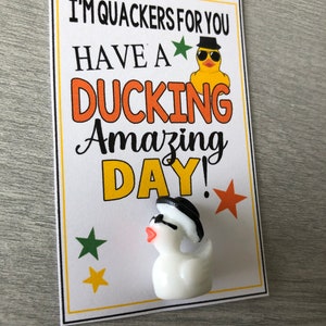 Have a DUCKING AMAZING DAY! -rubber Duck, Good Luck Charm, Lucky Ducky ...