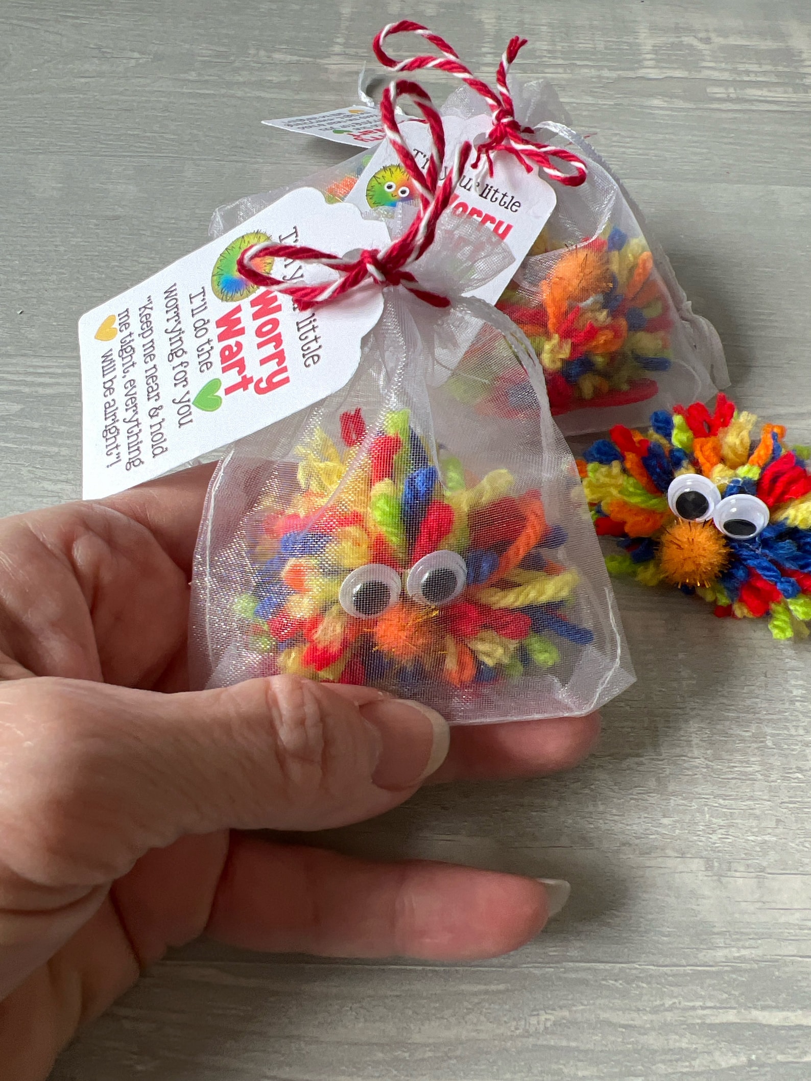 WORRY WART sweet Thoughts Gift Bag, Kids, Children, Anxiety, Calming ...