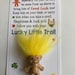 LUCKY Little TROLL - Adorable Good Luck Mini Troll Charm Doll - Lucky ...