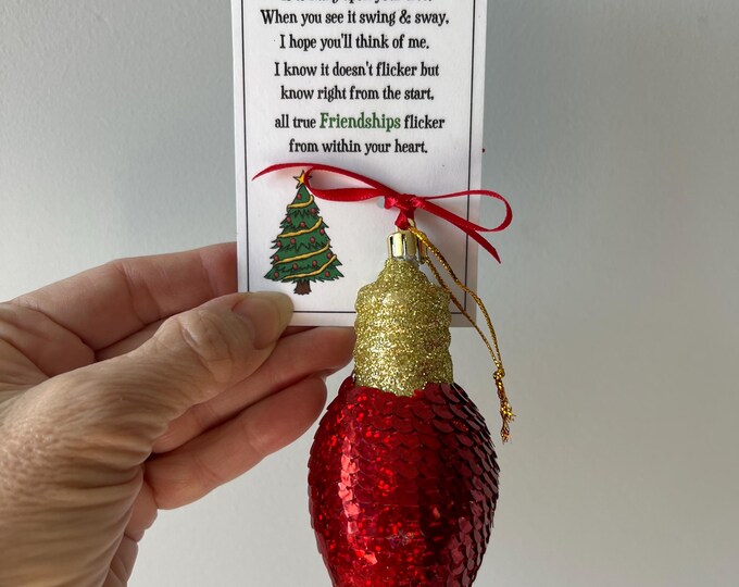 Red - Large Light of FRIENDSHIP, Gift/goody Bag,christmas Ornament Gift ...