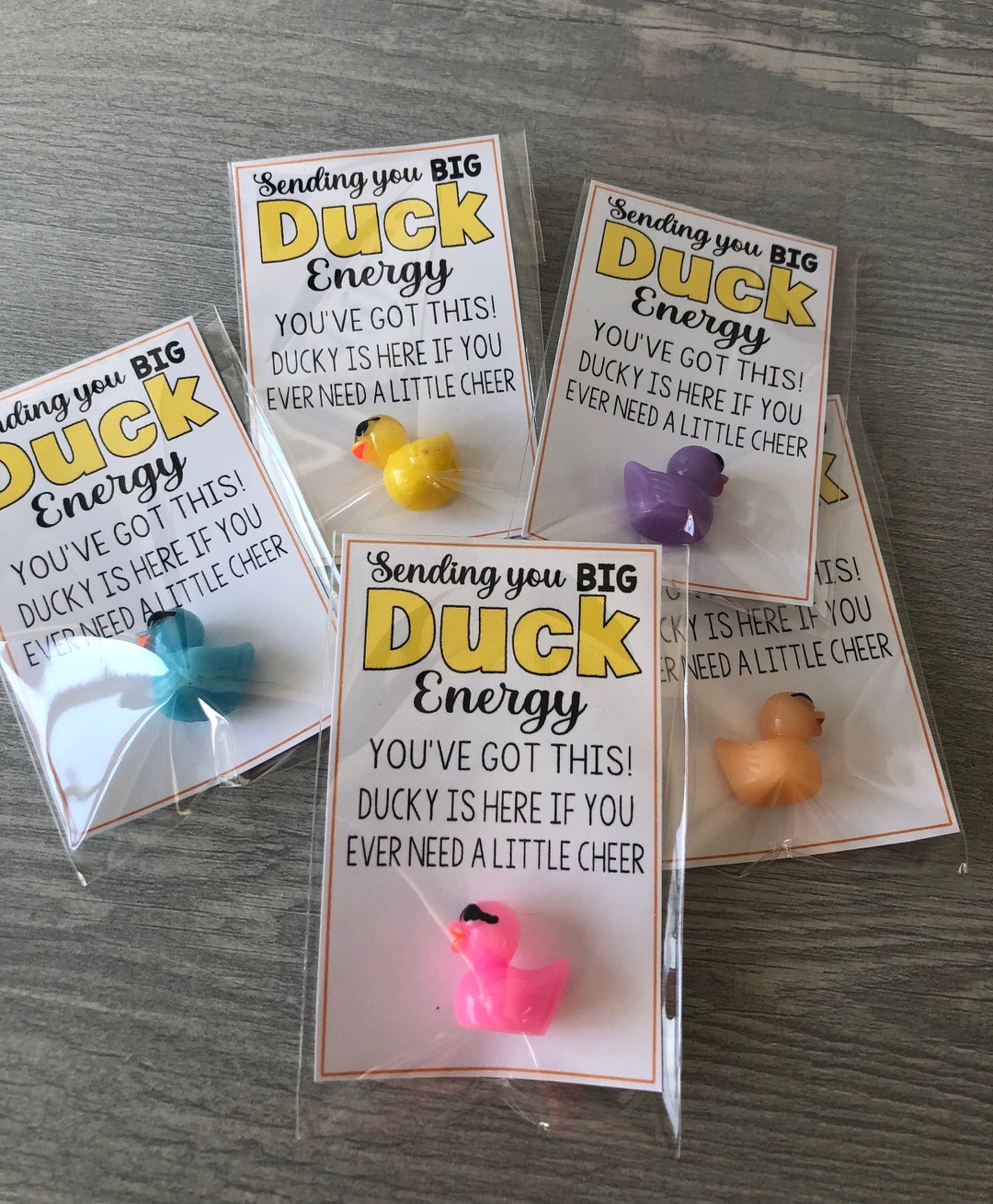 Sending You BIG DUCK Energy! -rubber Duck, Good Luck Charm, Lucky Ducky ...