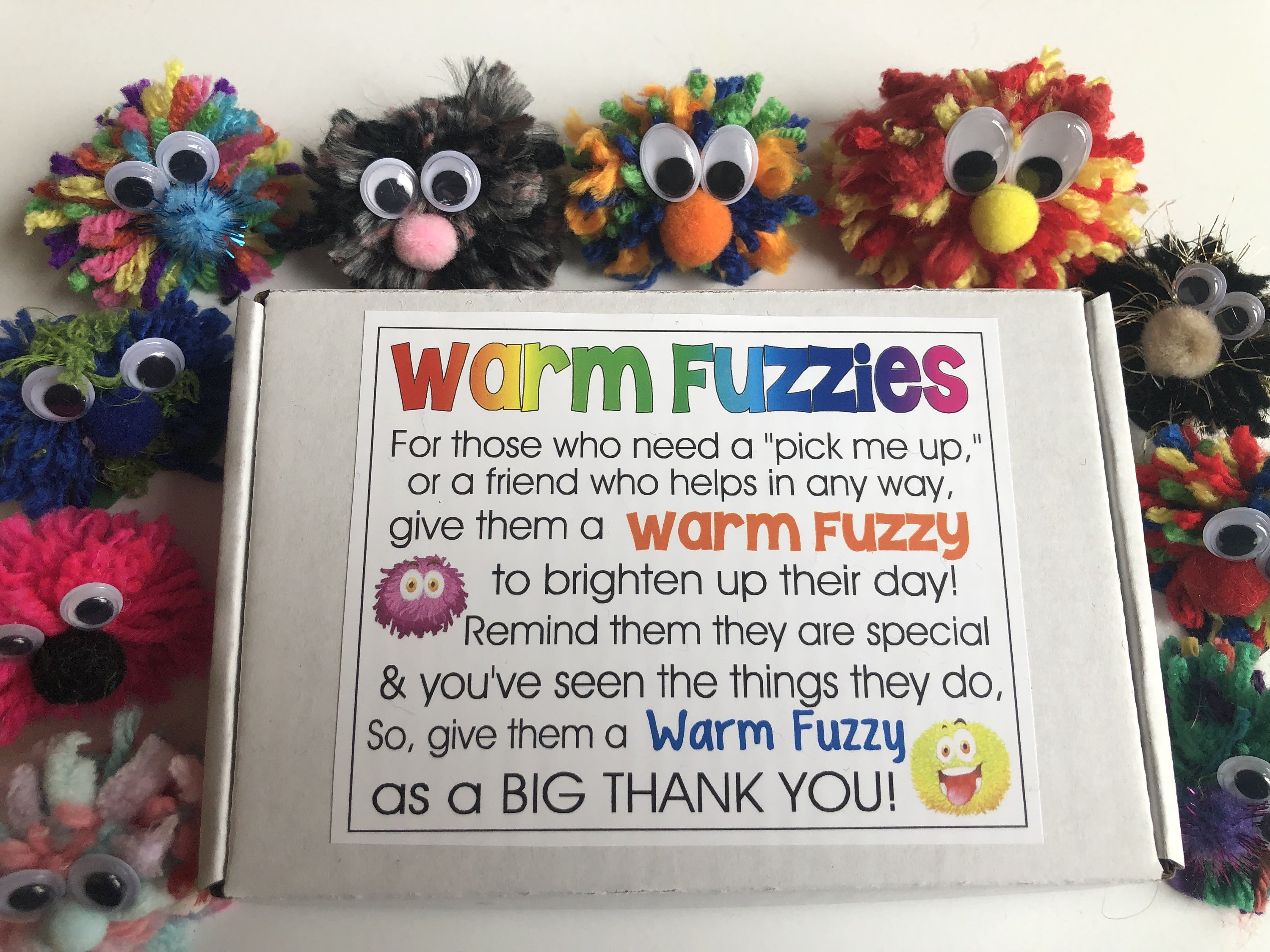 WARM FUZZIES -box With Poem & Filled With Large Critters- , Classroom ...