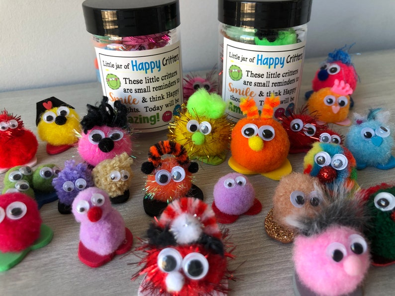 HAPPY CRITTERS Children Reward Gift Anxiety & Stress Relief - Etsy