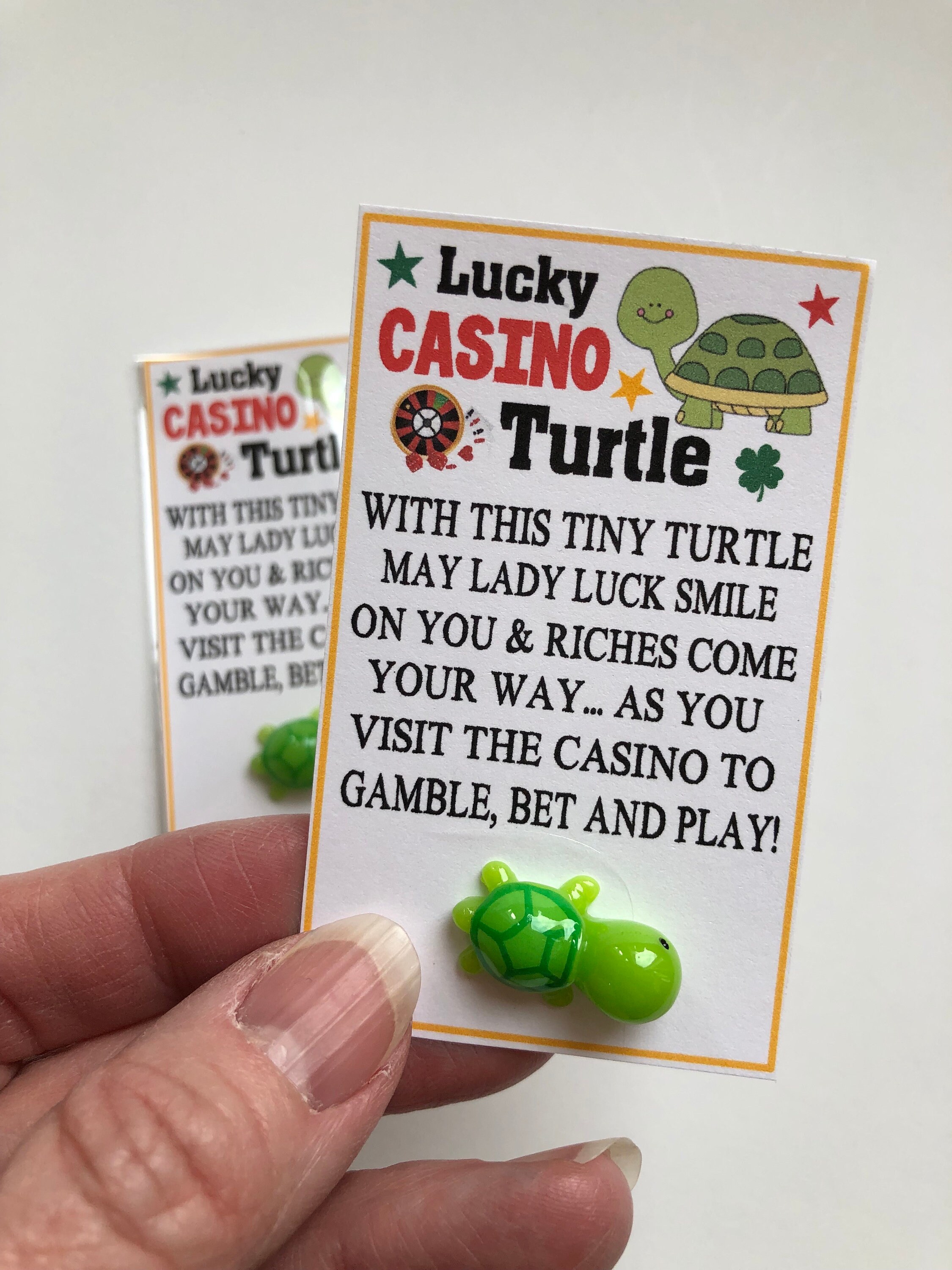 Lucky LOTTO, BINGO, CASINO Turtles - Tiny Turtle Good Luck Charm, Lucky ...