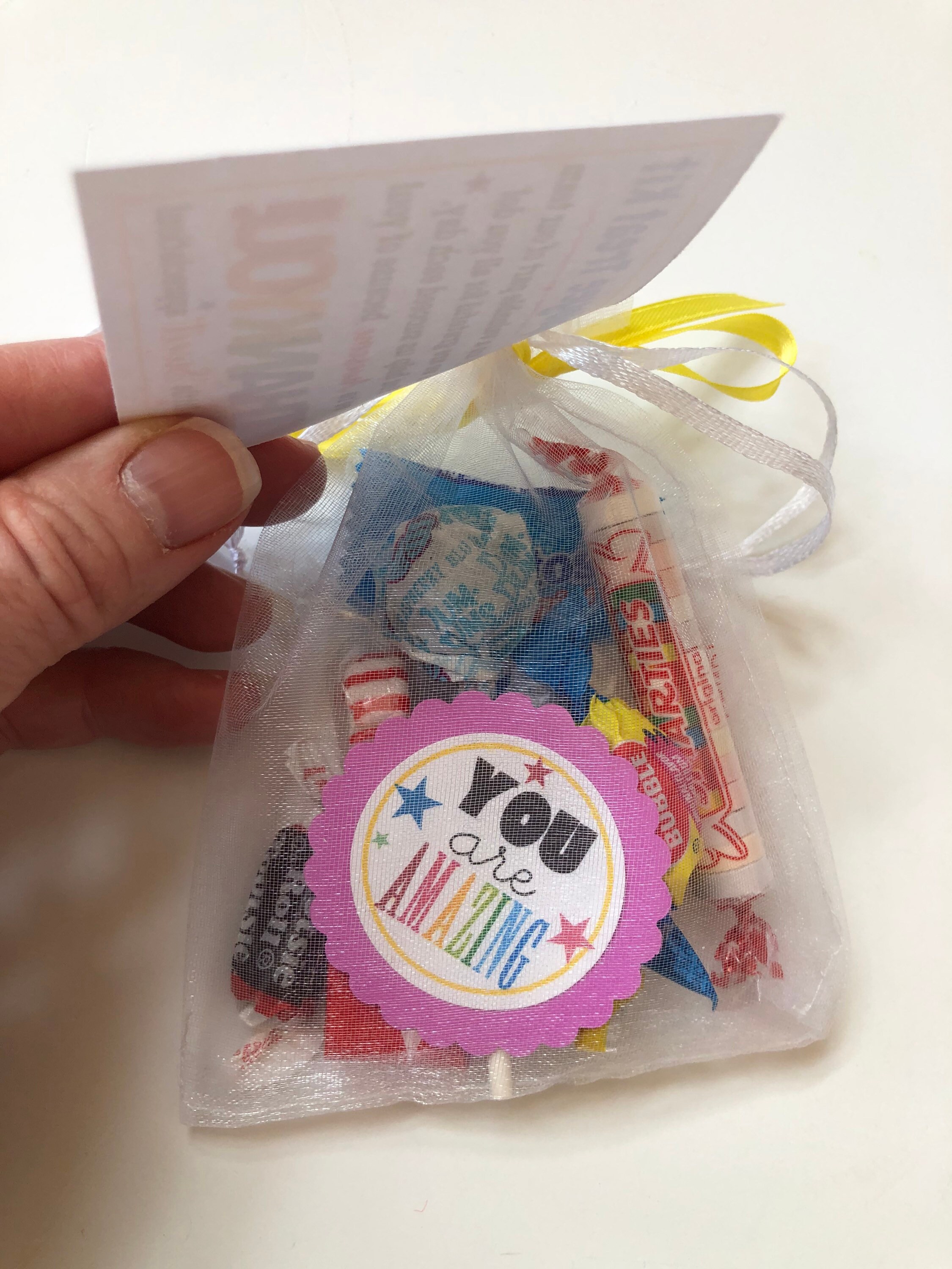 EMPLOYEE TREAT Kit Sweet Thoughts Goody Bag Happy Birthday