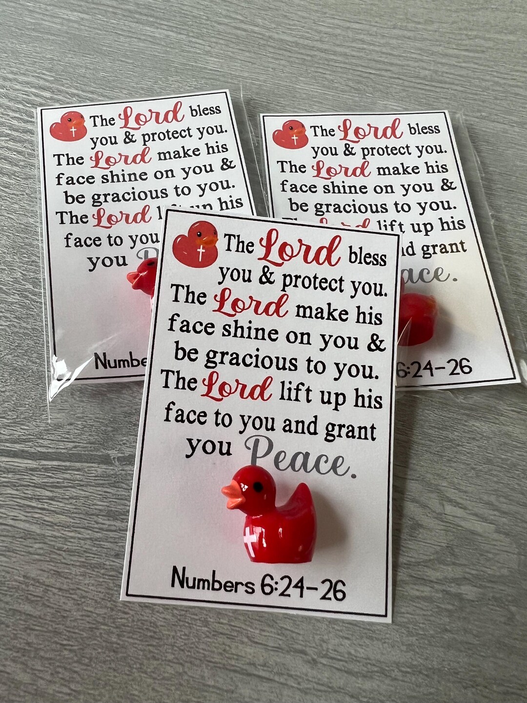 The LORD Bless You - Cute DUCKY W/ Cross - Duck Good Luck Charm, Lucky ...