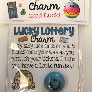 Lucky Charms -5 Designs - Lotto, Casino, Bingo, Bowling -sweet Thoughts ...