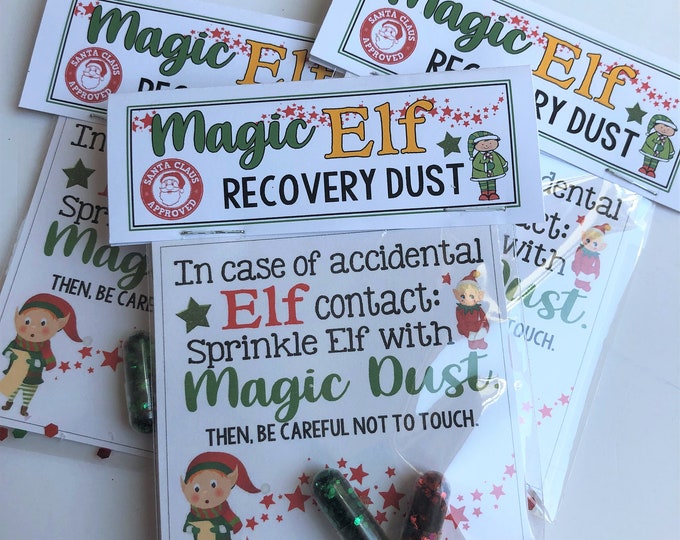 Magic ELF Recovery Dust, Kids Merry Christmas , Gifts, Goody Bags ...