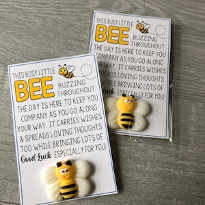 BUSY LITTLE BEE - Tiny Bumble Bee Good Luck Charm, Lucky Charm - Sweet ...