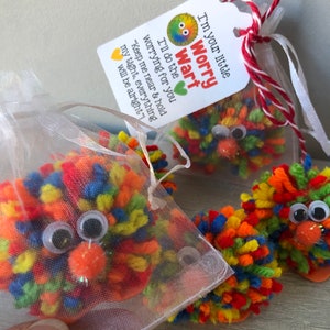 WORRY WART sweet Thoughts Gift Bag, Kids, Children, Anxiety, Calming ...
