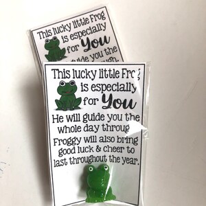 LUCKY LITTLE FROG- Good Luck Charm, Lucky Charm - Sweet Thoughts Gift ...