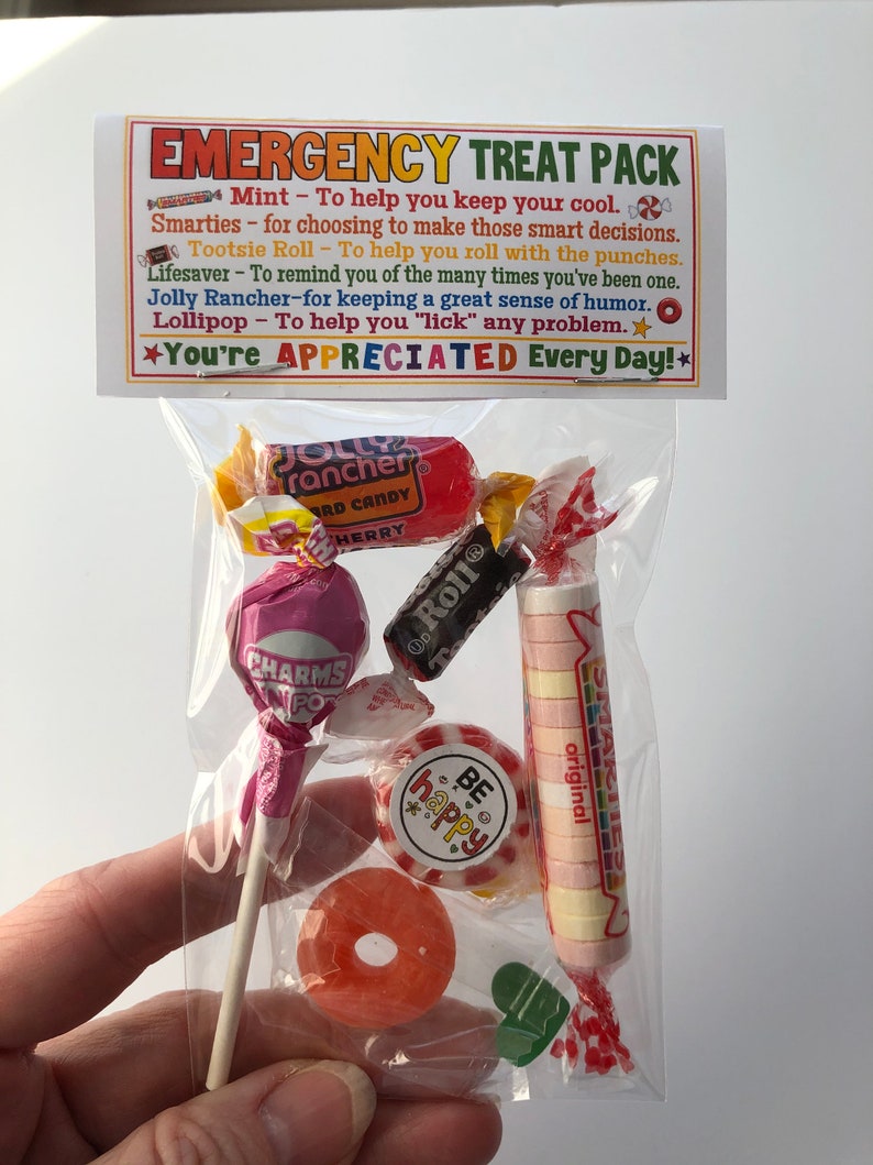 Emergency Treat Pack -sweet Thoughts Goody Bag,happy Birthday, Friends ...