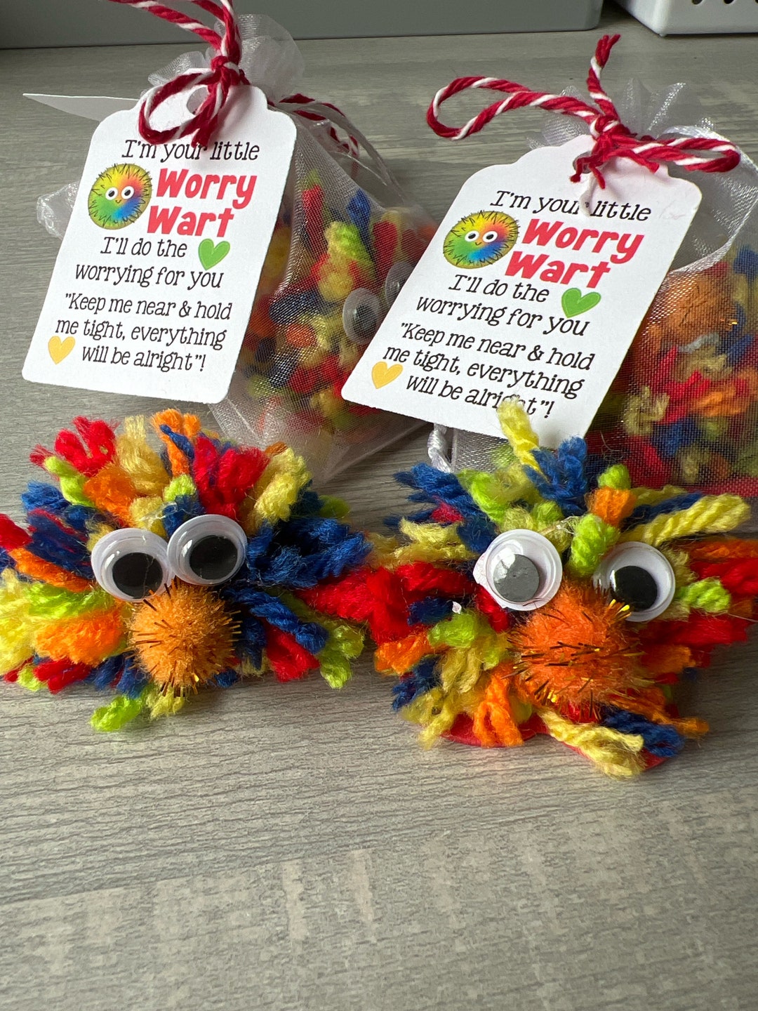 WORRY WART -sweet Thoughts Gift Bag, Kids, Children, Anxiety, Calming ...