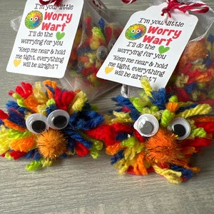 WORRY WART -sweet Thoughts Gift Bag, Kids, Children, Anxiety, Calming ...
