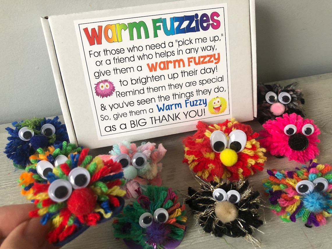 WARM FUZZIES -box With Poem & Filled With Large Critters- , Classroom ...