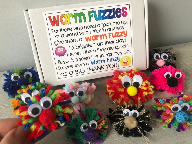 WARM FUZZIES -box With Poem & Filled With Large Critters- , Classroom ...